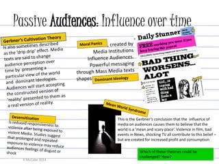 Media StudiesTheory: Audience | PDF