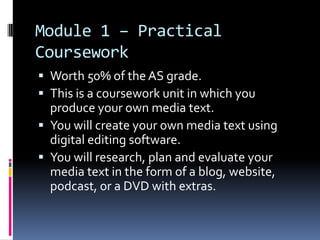 Media Studies Presentation | PPTX