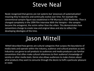 Genre | PPTX | Musicals | Genres