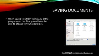 UEA Media Suite intro 2017 | PPT