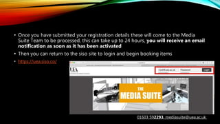 UEA Media Suite intro 2017 | PPT