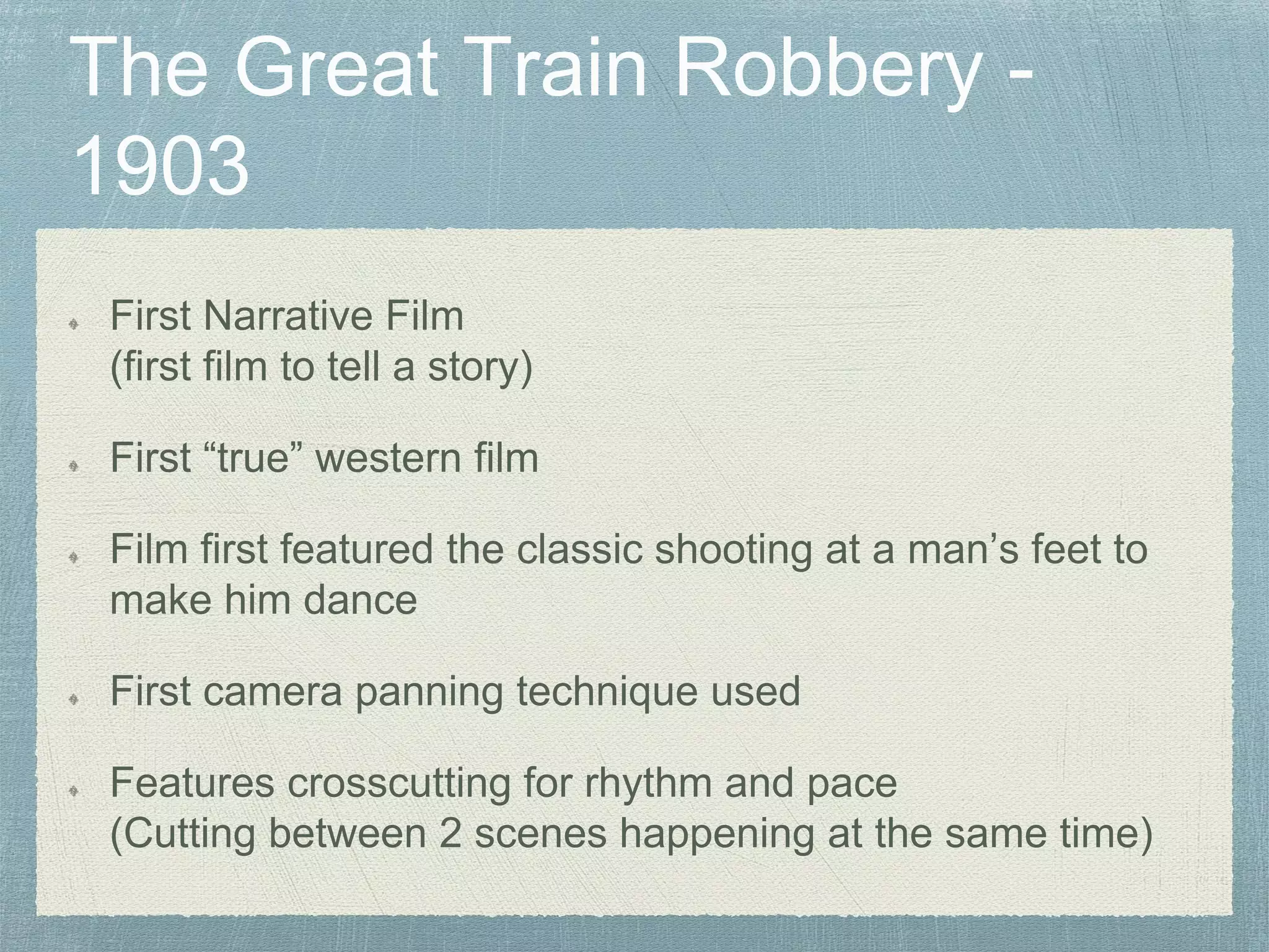 A brief History of Film | PPT