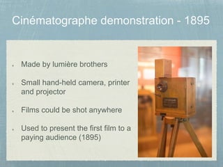 A brief History of Film | PPT