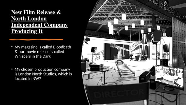 Media Task 3 powerpoint on horror film magazine | PPT