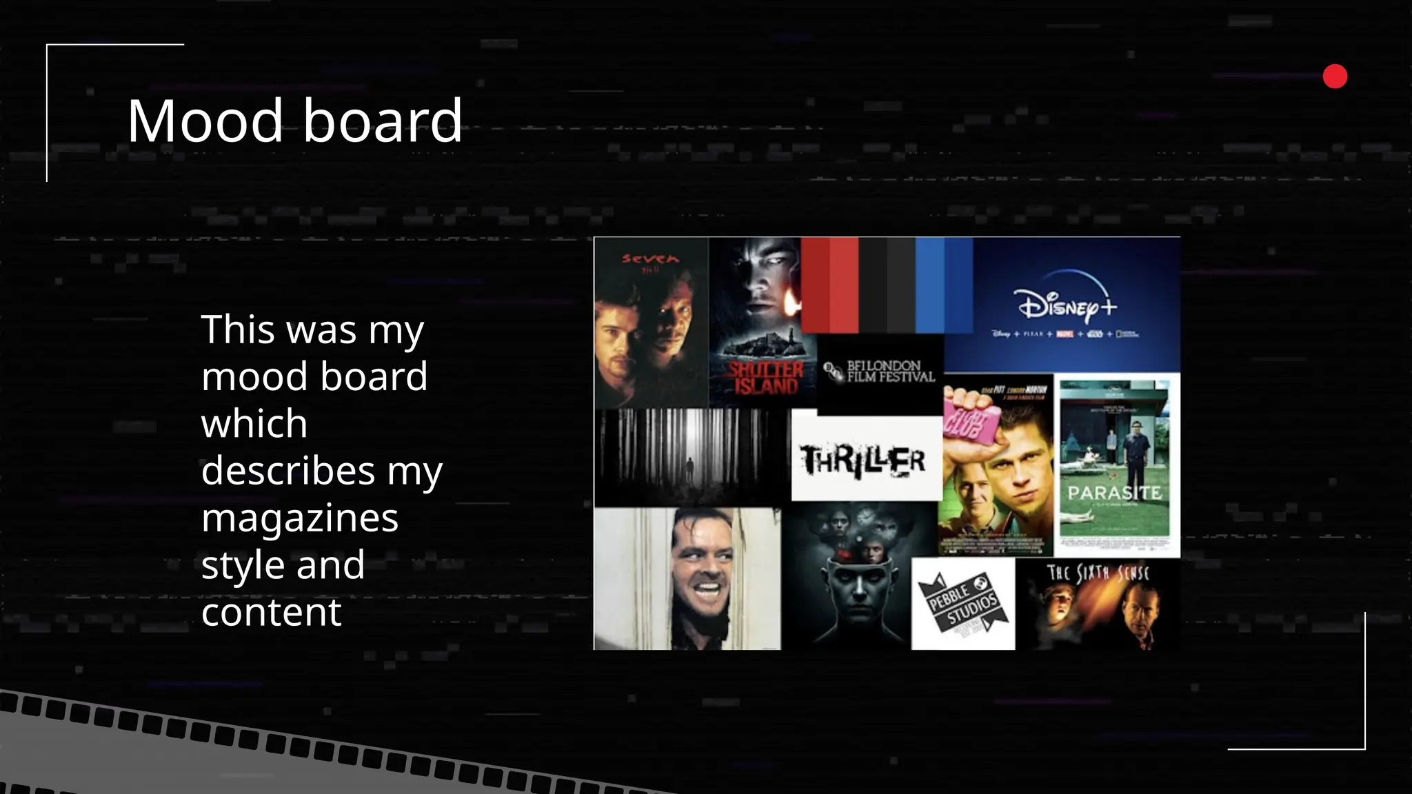 My media presentation for mindscape film magazine | PPTX