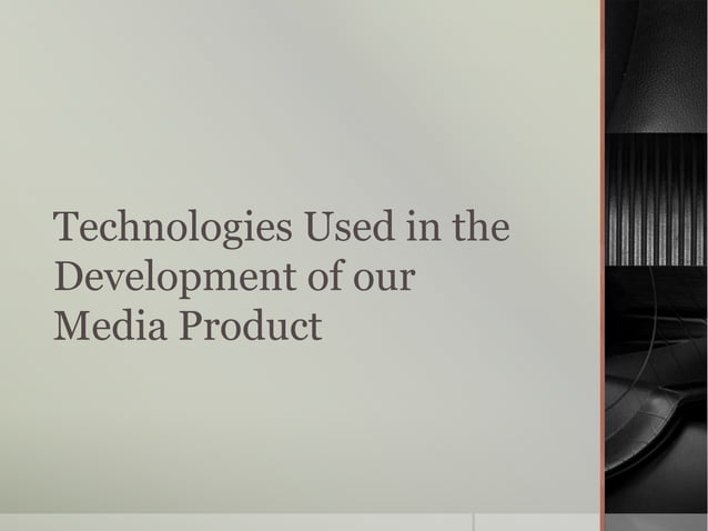 Media technologies ppt | PPT