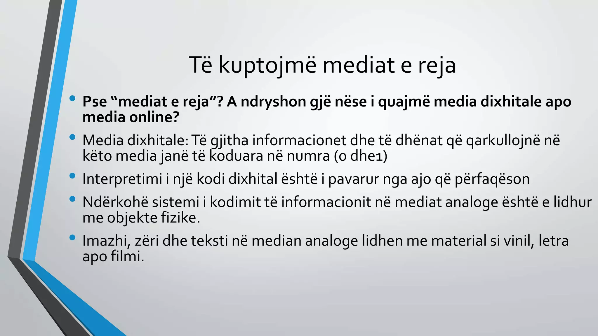 Mediat e reja | PPTX