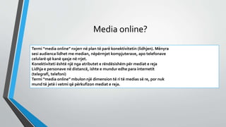 Mediat e reja | PPTX