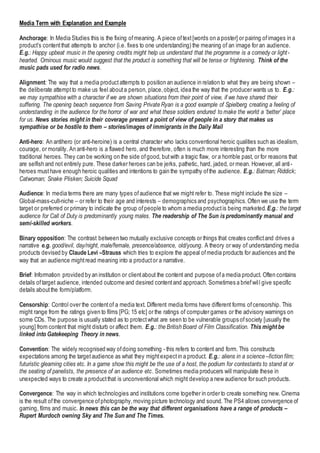 Useful Media Glossary | PDF