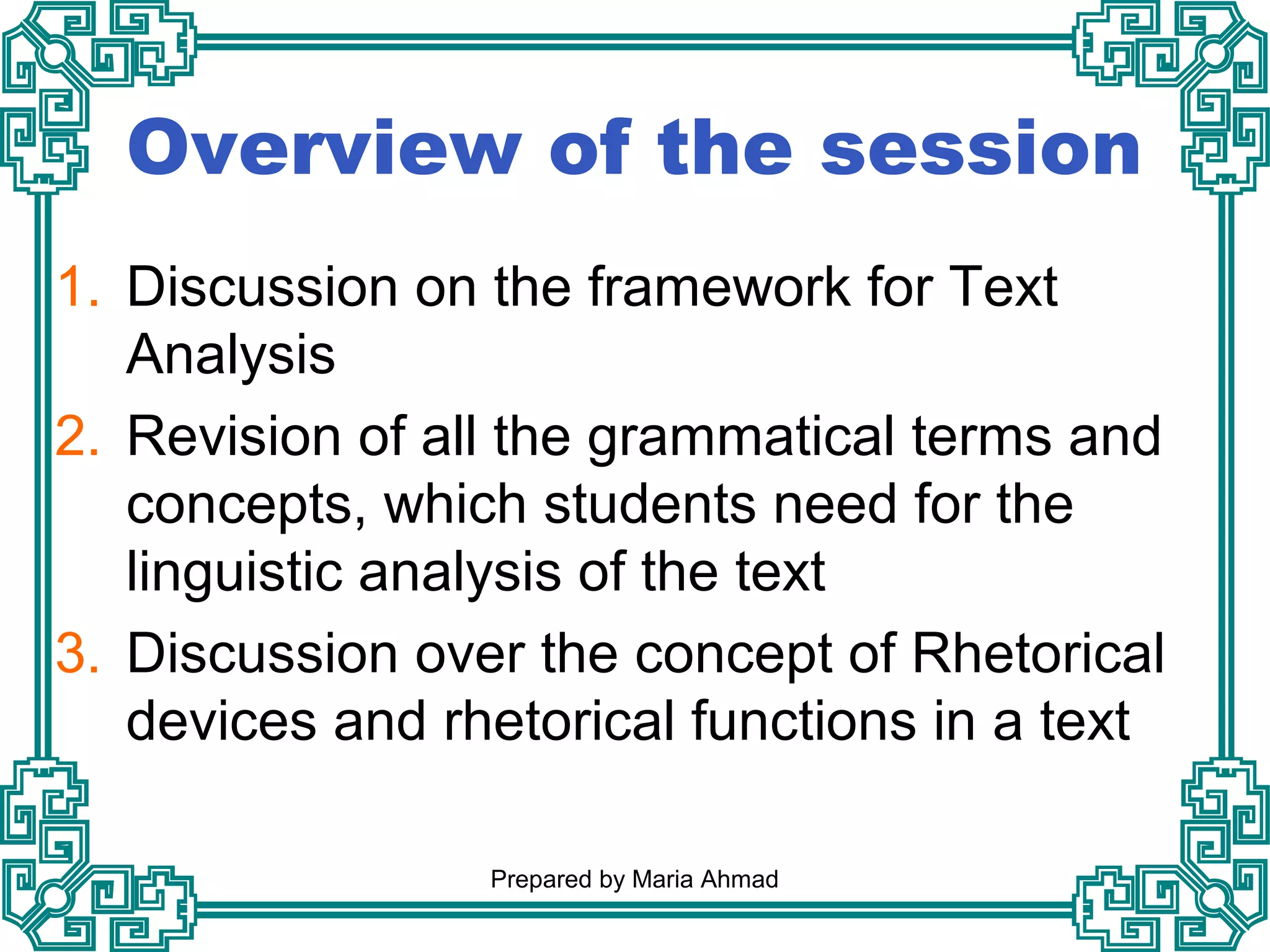 Media text analysis | PPT