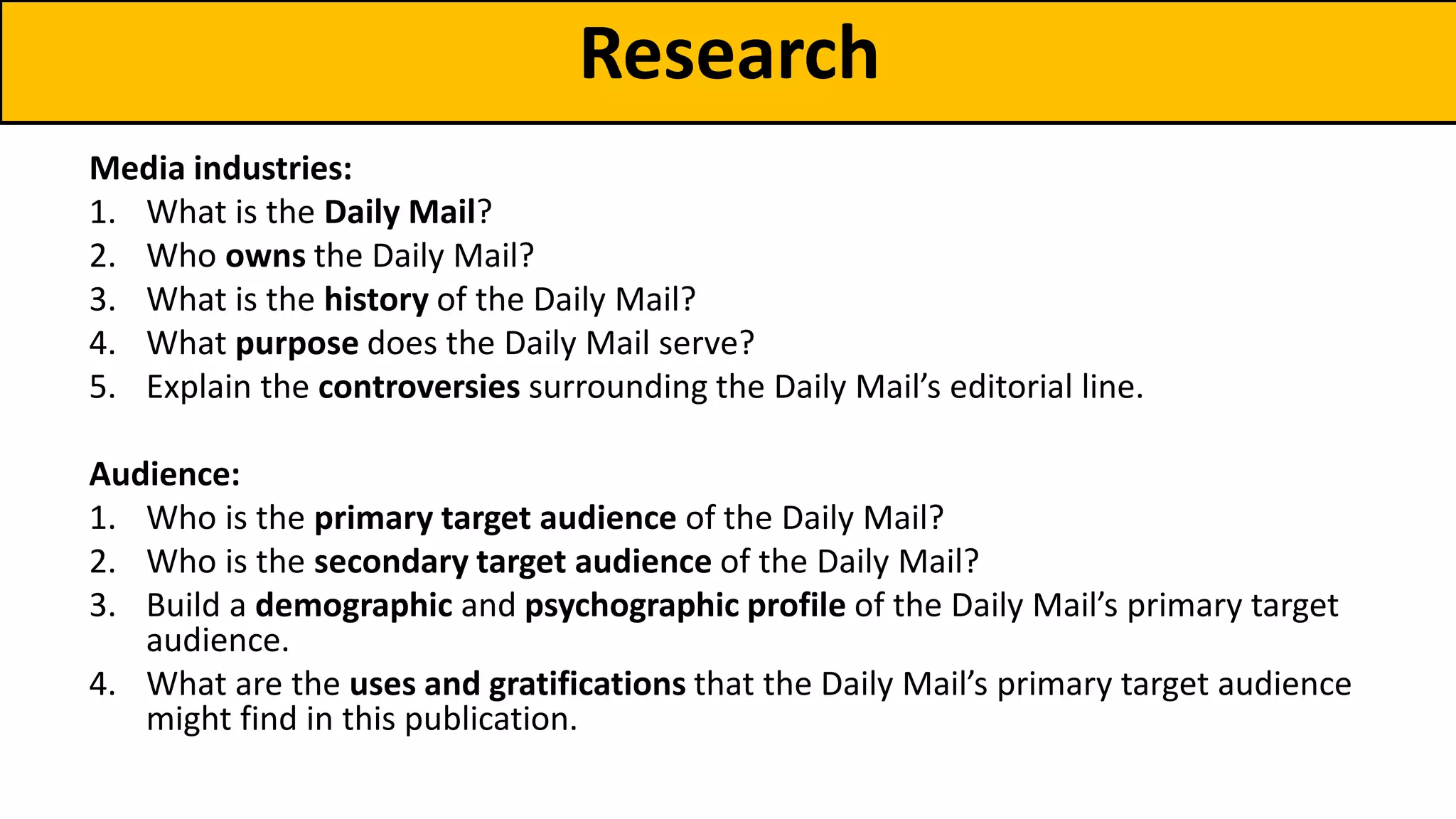 Media textual analysis | PPTX
