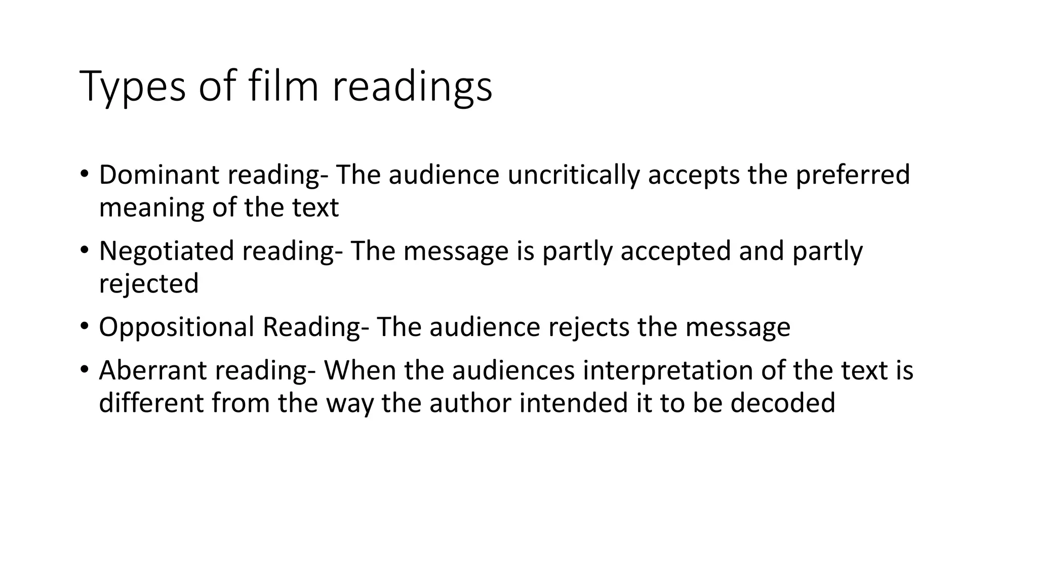 Media theories | PPTX