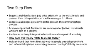 Media theories | PPTX
