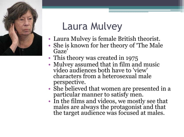 Media theories laura mulvey | PPT