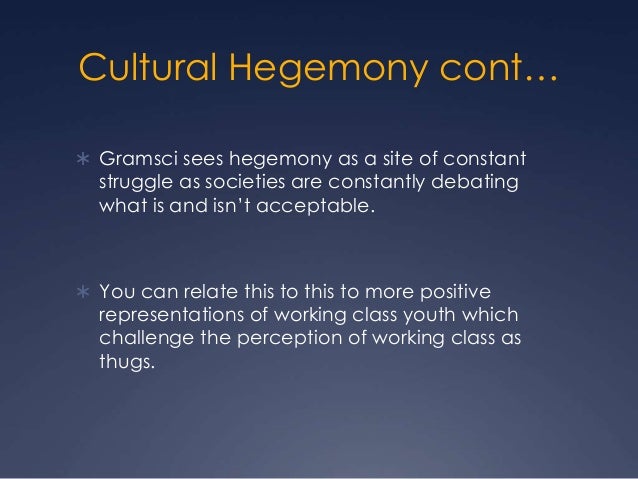Hegemony Examples