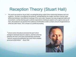 Media theories audience - Charlie Northern Harry Monan | PPT