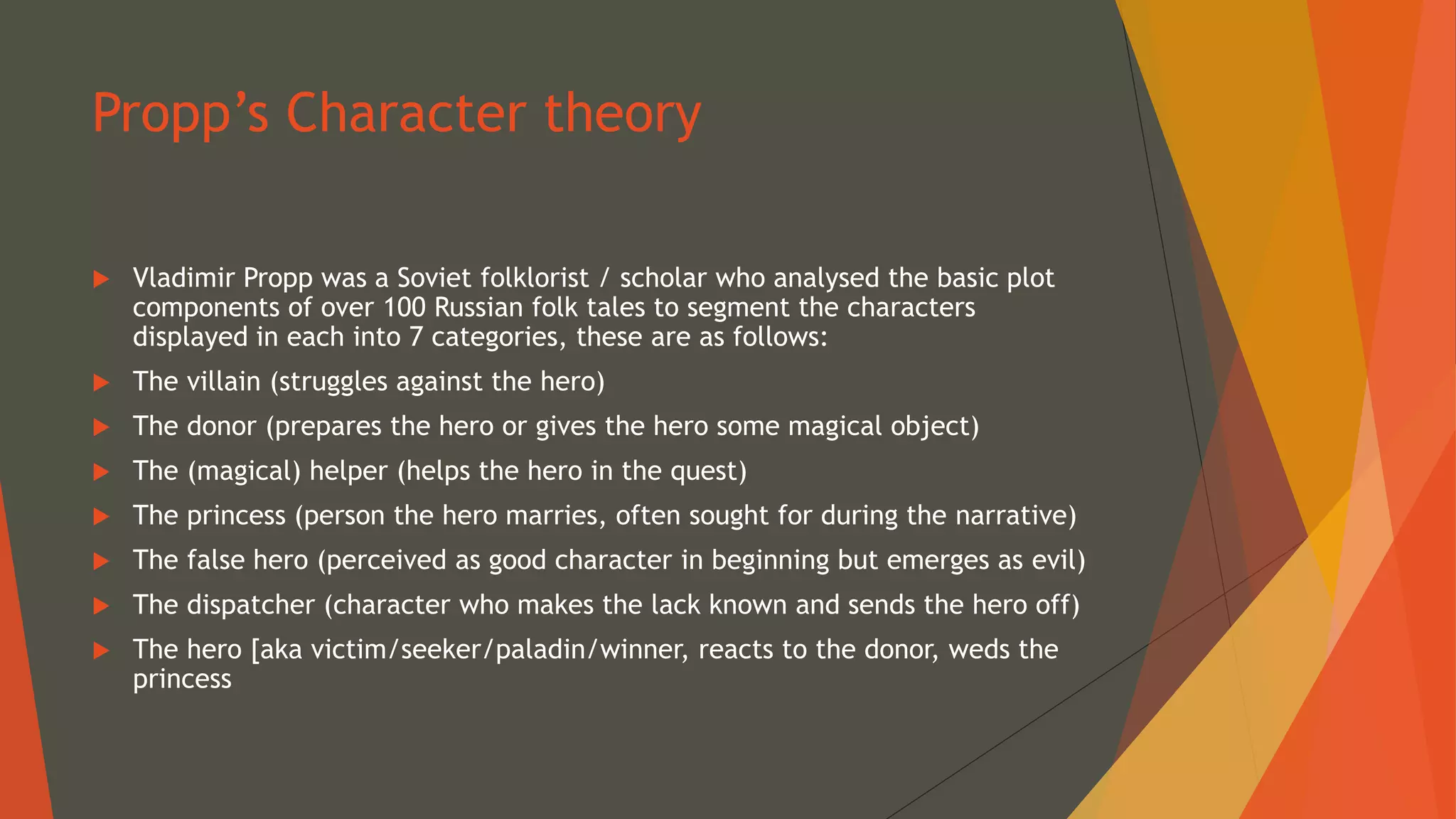Media theories of short films | PPTX