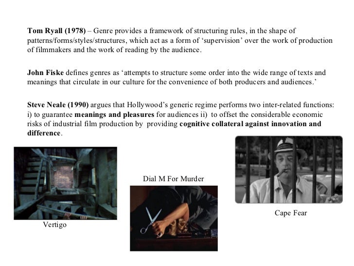Media Theory - Audience Representation Narrative Genre
