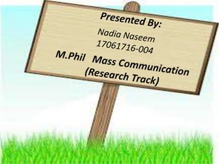 Future of Media theory and research | PPTX