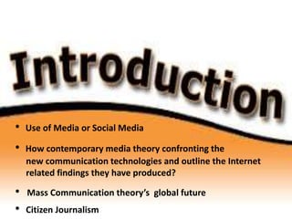 Future of Media theory and research | PPTX
