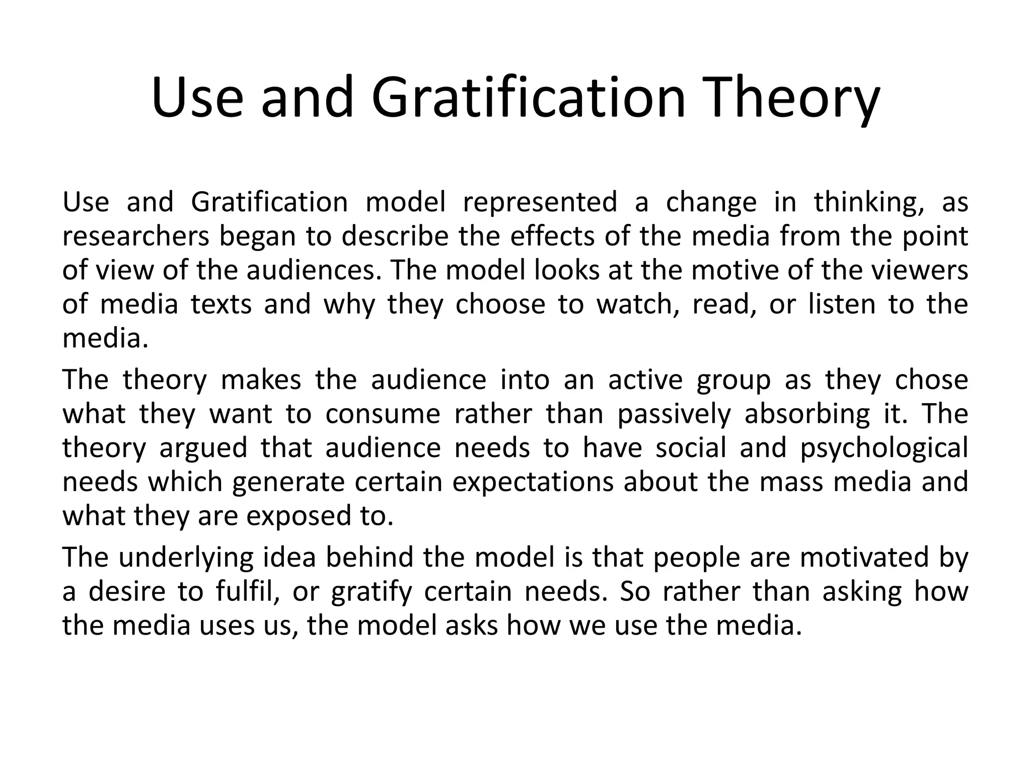 Media Representation and Audience Theory | PPTX | Genres