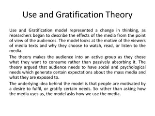 Media Representation and Audience Theory | PPTX | Genres