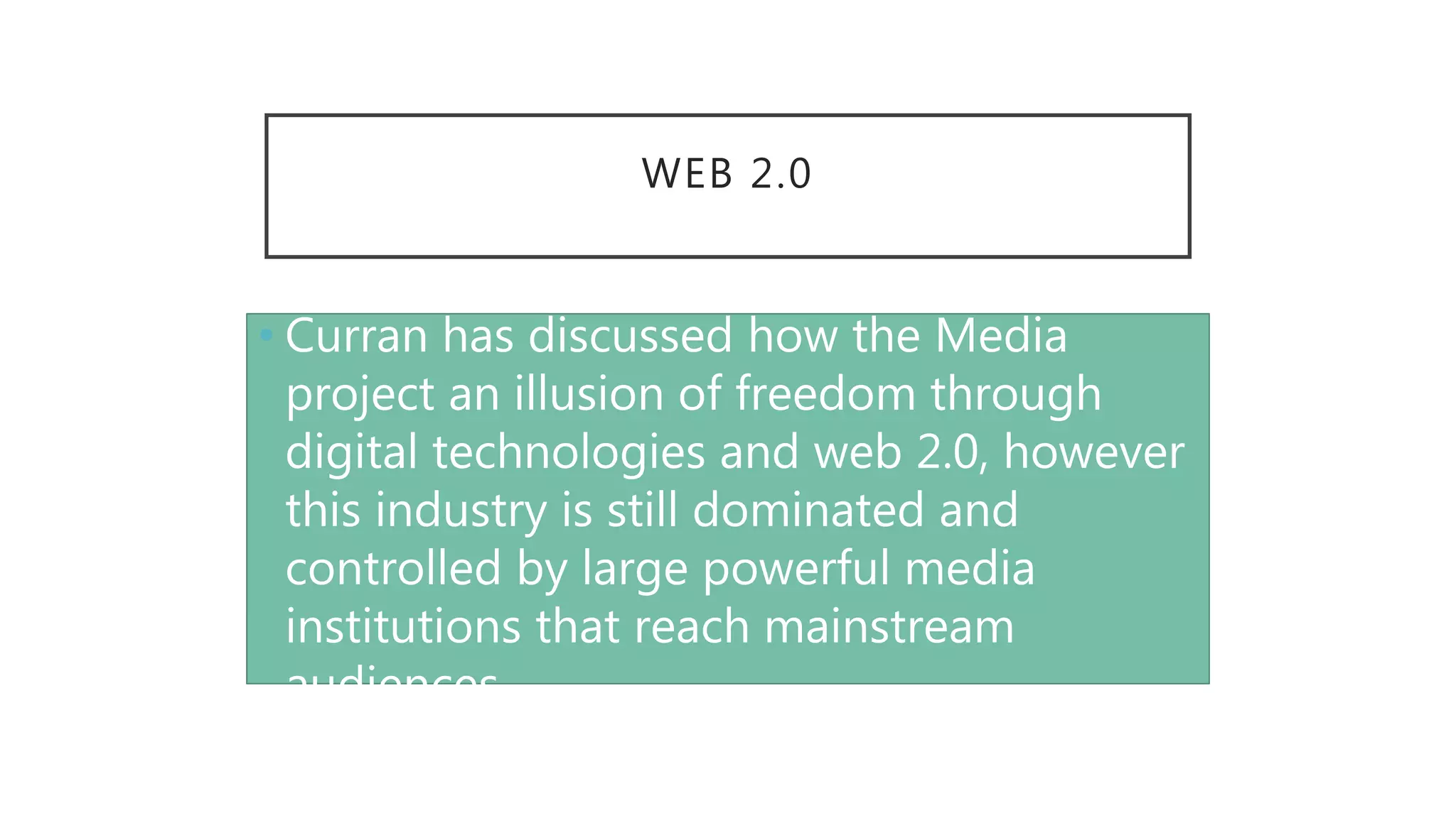 Media Theory - Curran and Seaton | PPTX