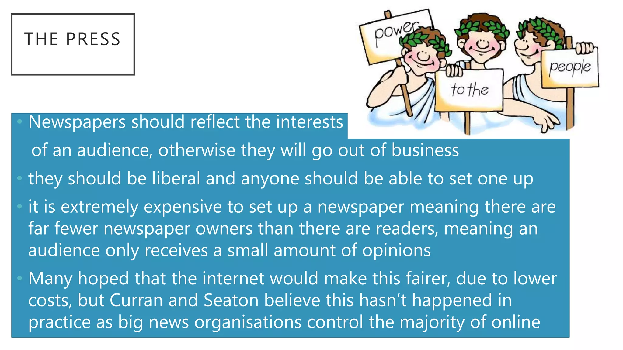 Media Theory - Curran and Seaton | PPTX