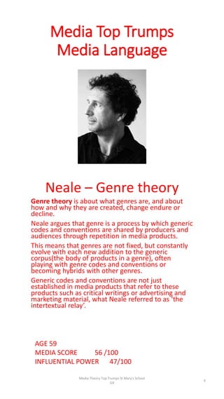 Media theory top trumps | PPTX