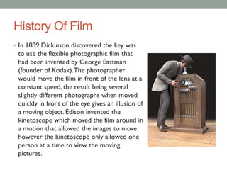 Media Timeline: History of horror and thriller | PPTX