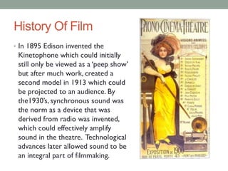 Media Timeline: History of horror and thriller | PPTX