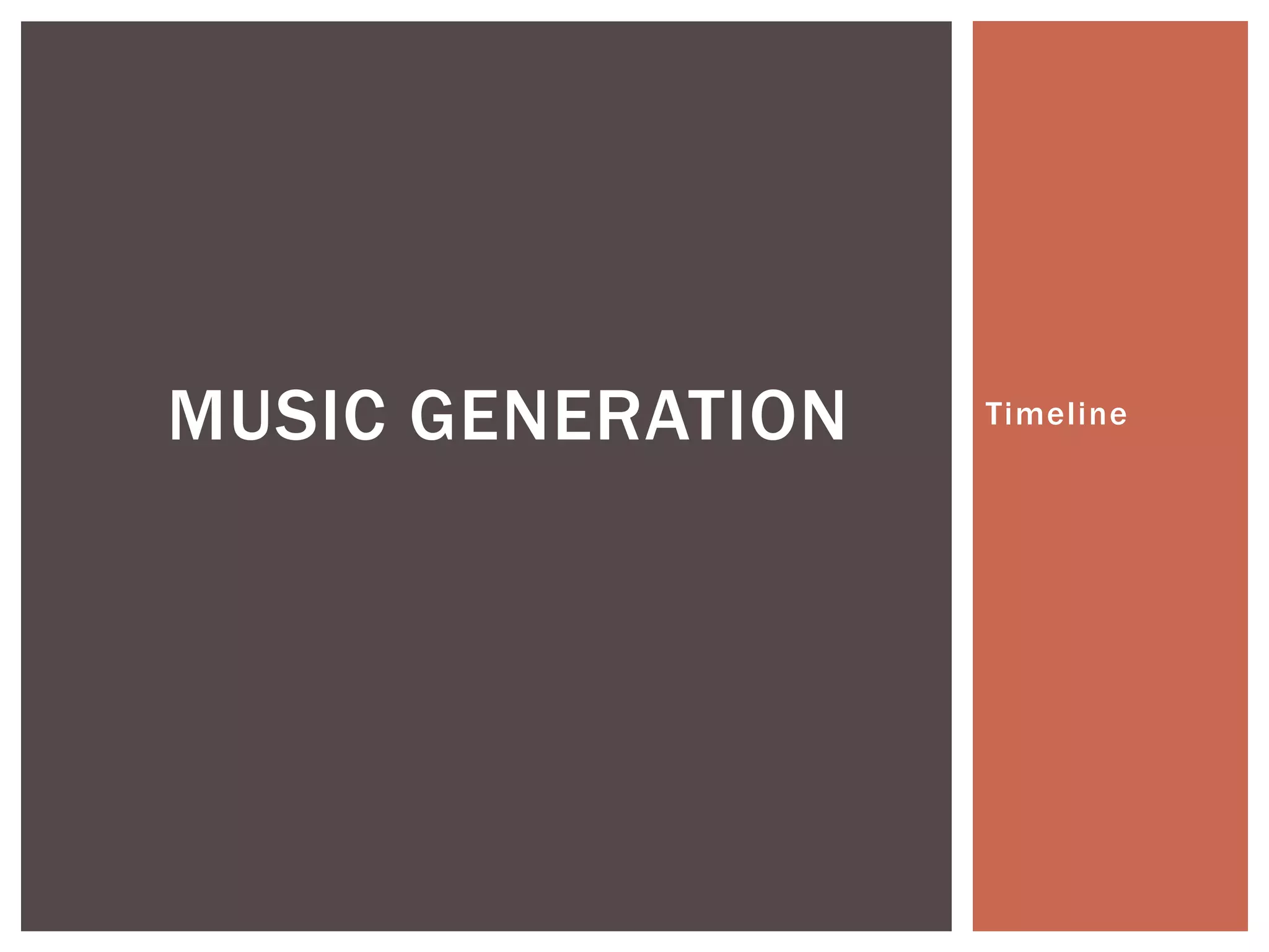 Media timeline 50s to 2000's | PPT