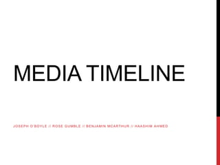 Media timeline | PPT