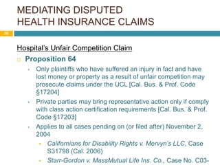 Mediating Disputed Health Claims | PPT