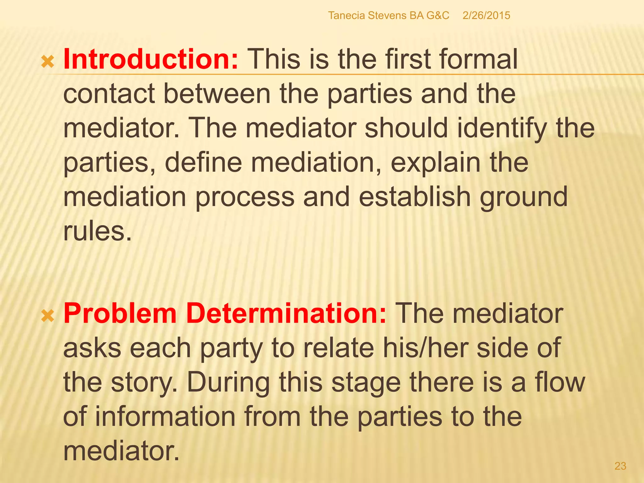 Mediation | PPTX