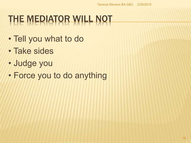 Mediation | PPTX | Law