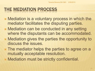 Mediation | PPTX