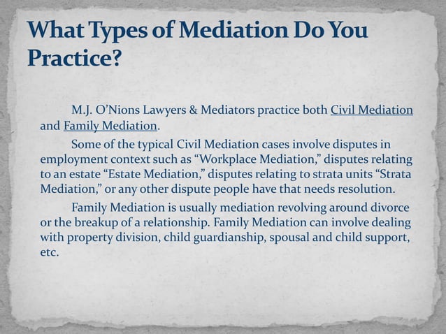 What is Mediation? | PPT