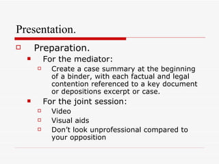 Mediation Powerpoint | PPT