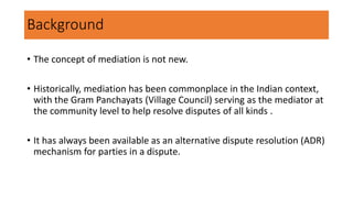 Mediation Act 2023- A Powerful Act , reducing the Burden on Judiciary | PDF