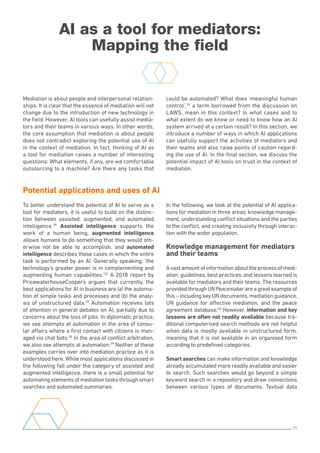 Mediation and AI | PDF