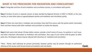 MEDIATION AND CONCILIATION | PPTX