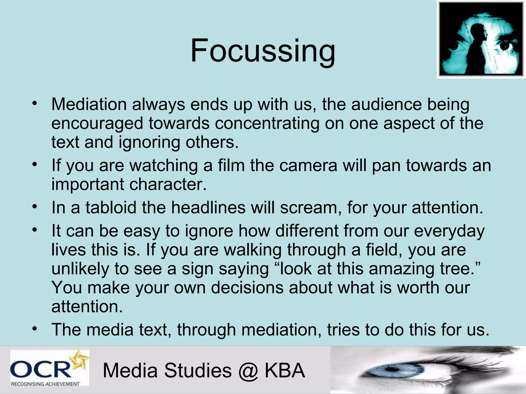 Mediation and representation | PPT