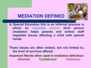 Mediation In Special Education | PPT