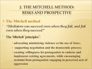 Mediation in the Middle East | PPT