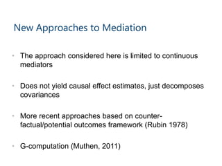 Mediation models | PPTX | Technology & Computing