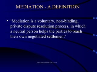Mediation Presentation | PPT