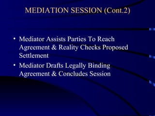 Mediation Presentation | PPT