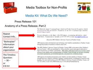Media toolbox for non profits | PPT