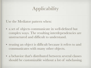 Mediator Design Pattern | PDF